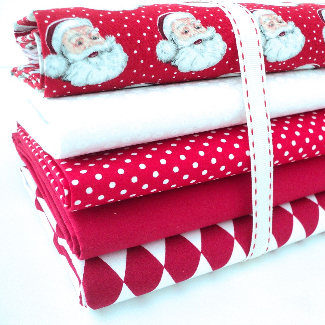 Christmas Fabric Bundles 100 Cotton Scandi Nordic Retro Bundle Fat
