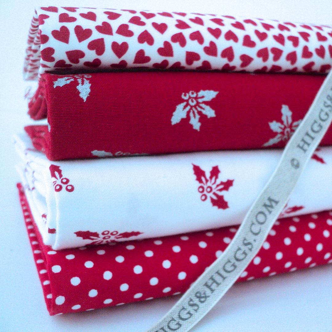 Christmas Fabric Bundles 100 Cotton Scandi Nordic Retro Bundle Fat