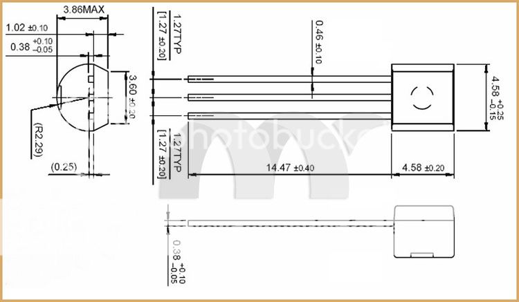 DS18B20 Digital Temperature Sensor TO-92 DS18S20 DS1820 TO92 | eBay